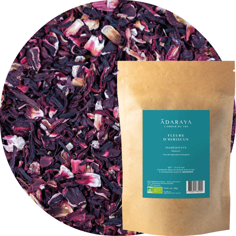 Fleur d’hibiscus séchée pour infusion et tisane : découvrez ses bienfaits